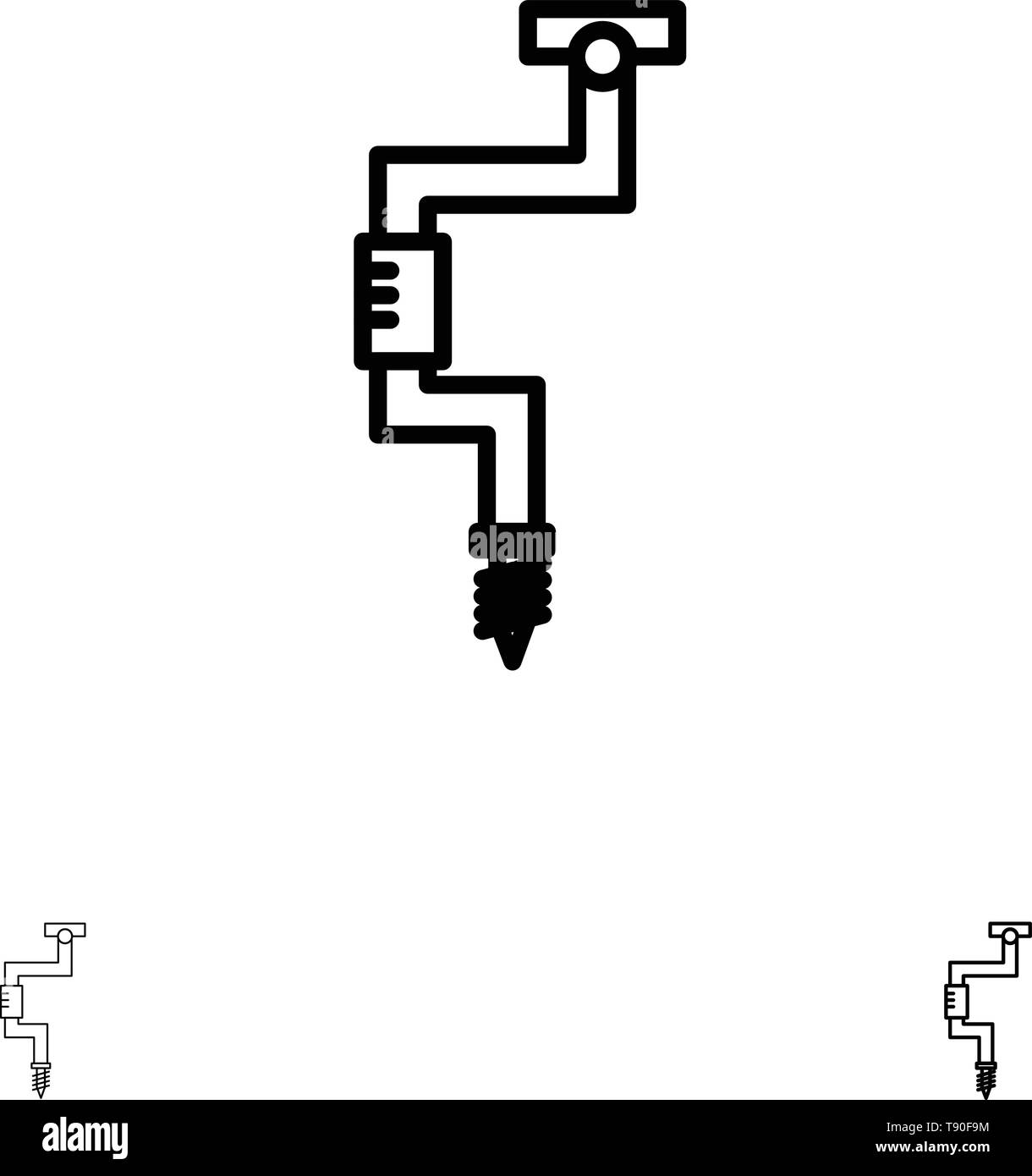 Well bore Stock Vector Images - Alamy