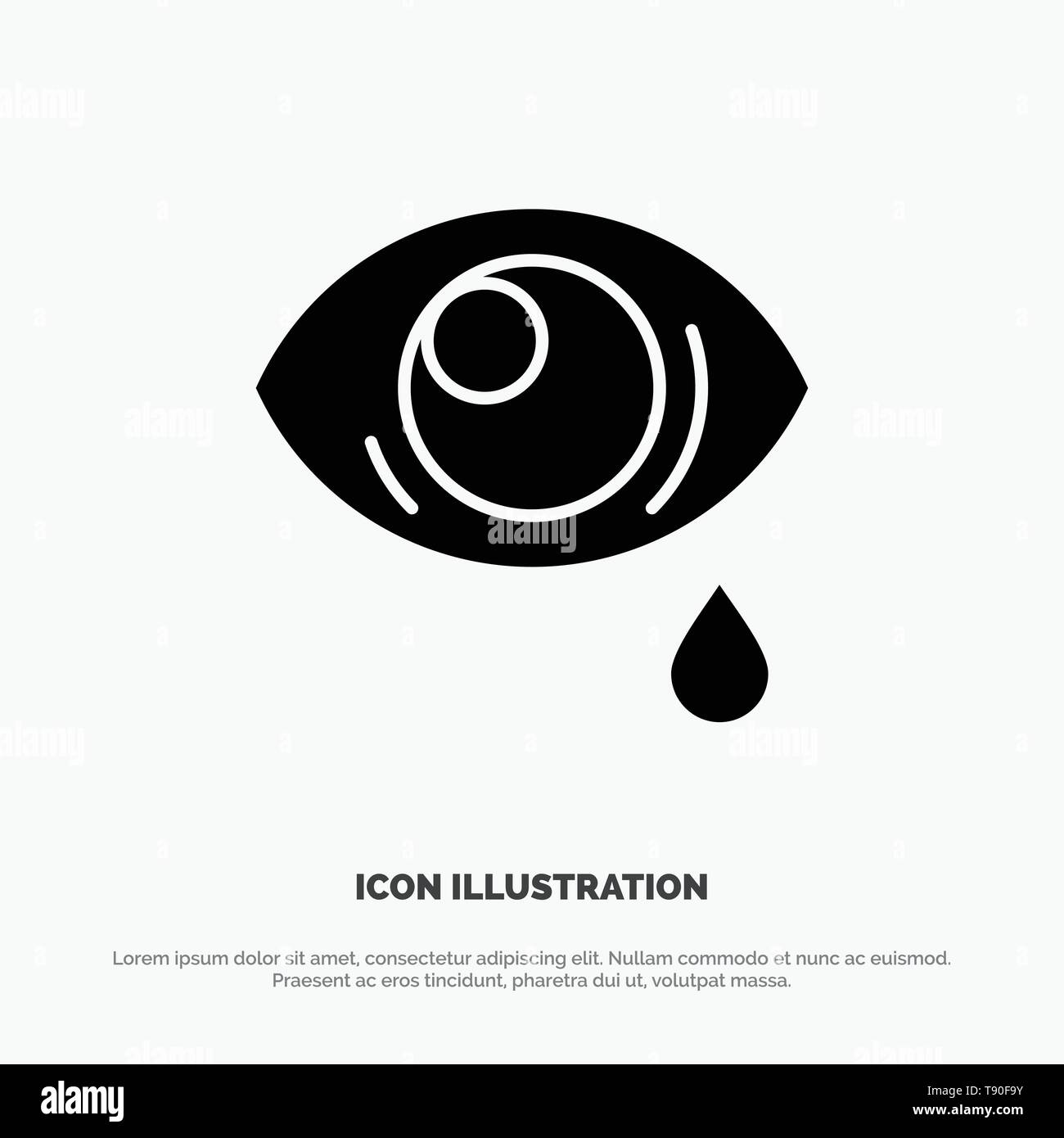 Puppy with sad eyes Stock Vector Images - Alamy