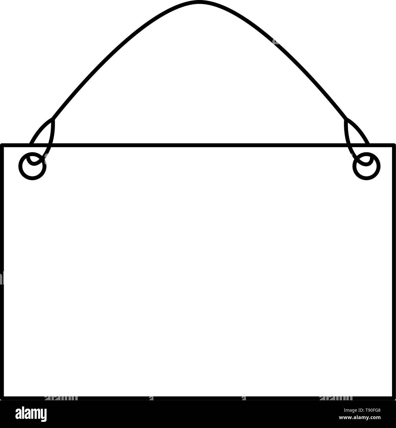 hang tag on white background icon Stock Vector Image & Art - Alamy