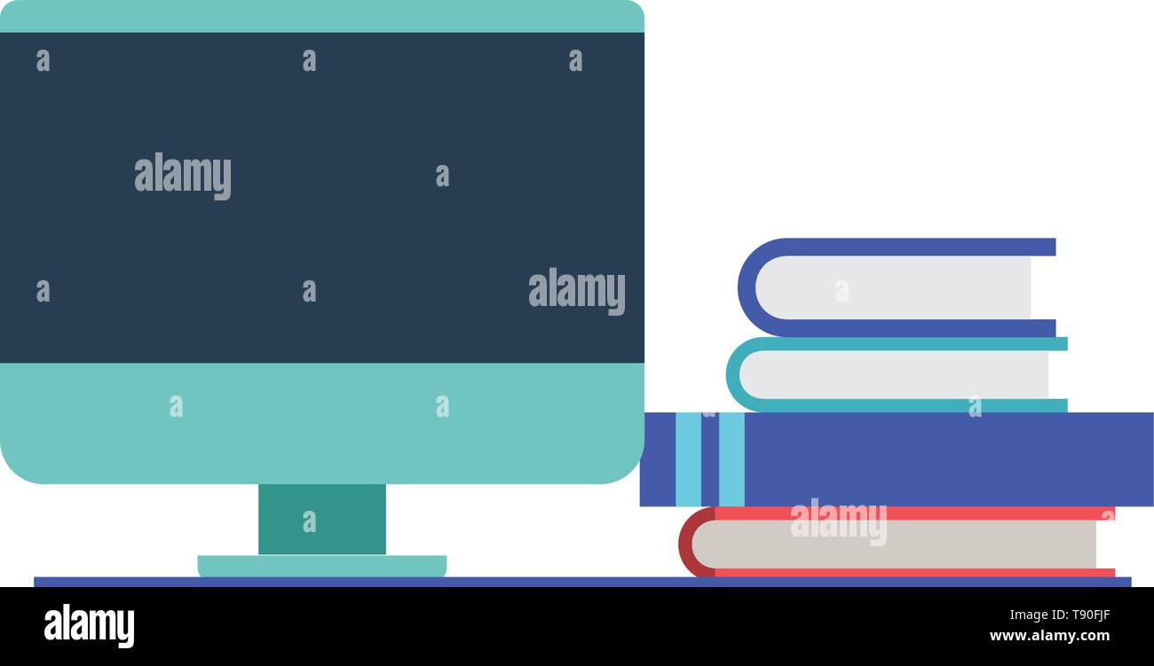 computer screen with white background Stock Vector Image & Art - Alamy