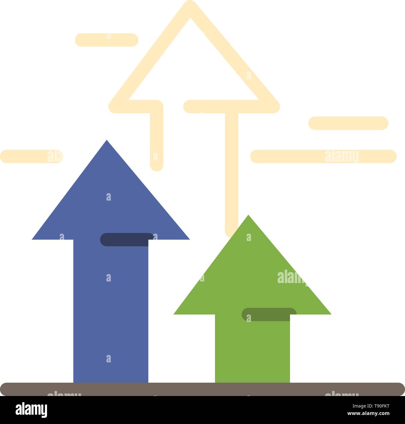 Concept breaking away Stock Vector Images - Alamy