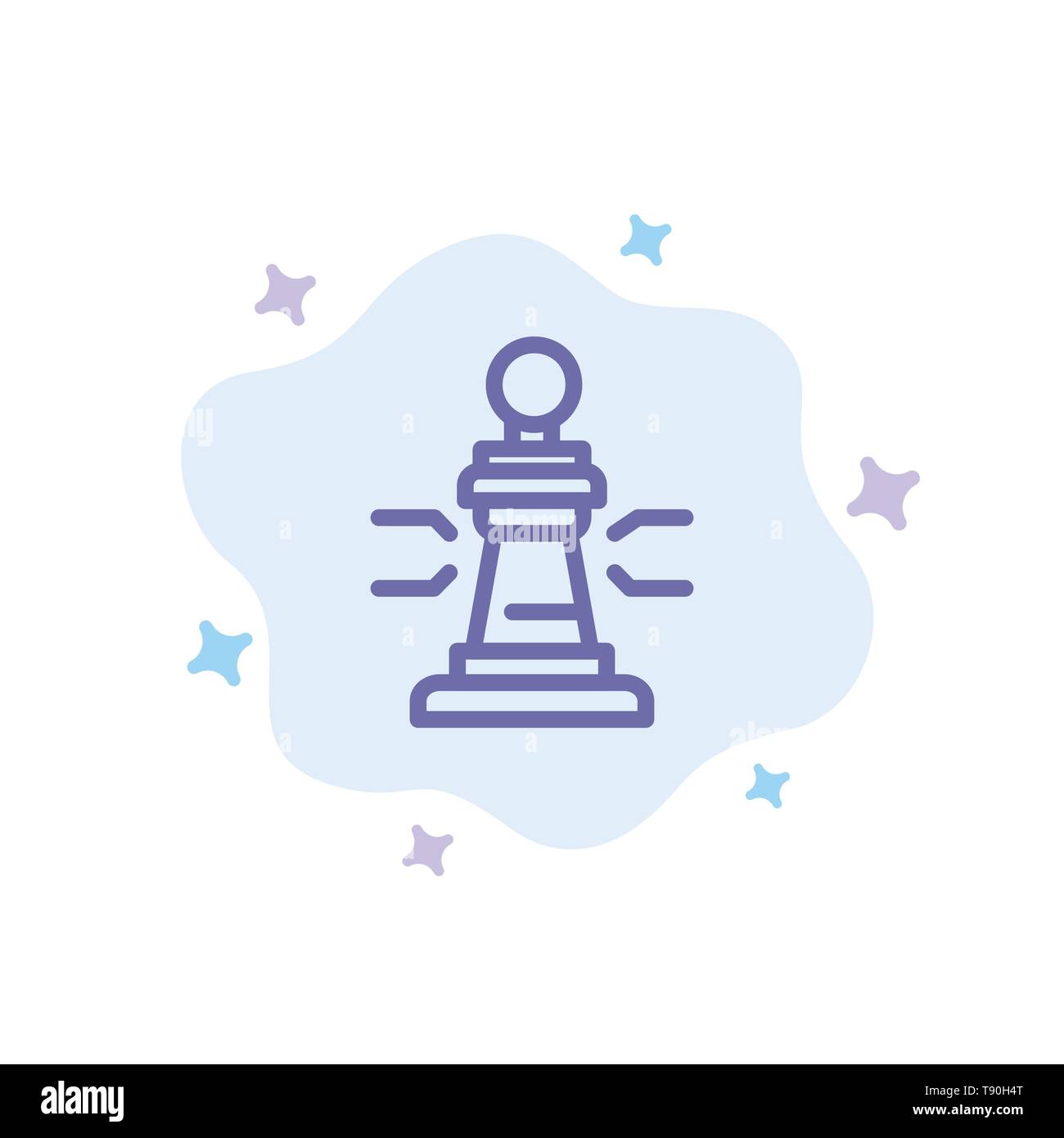 King on chessboard Stock Vector Images - Alamy