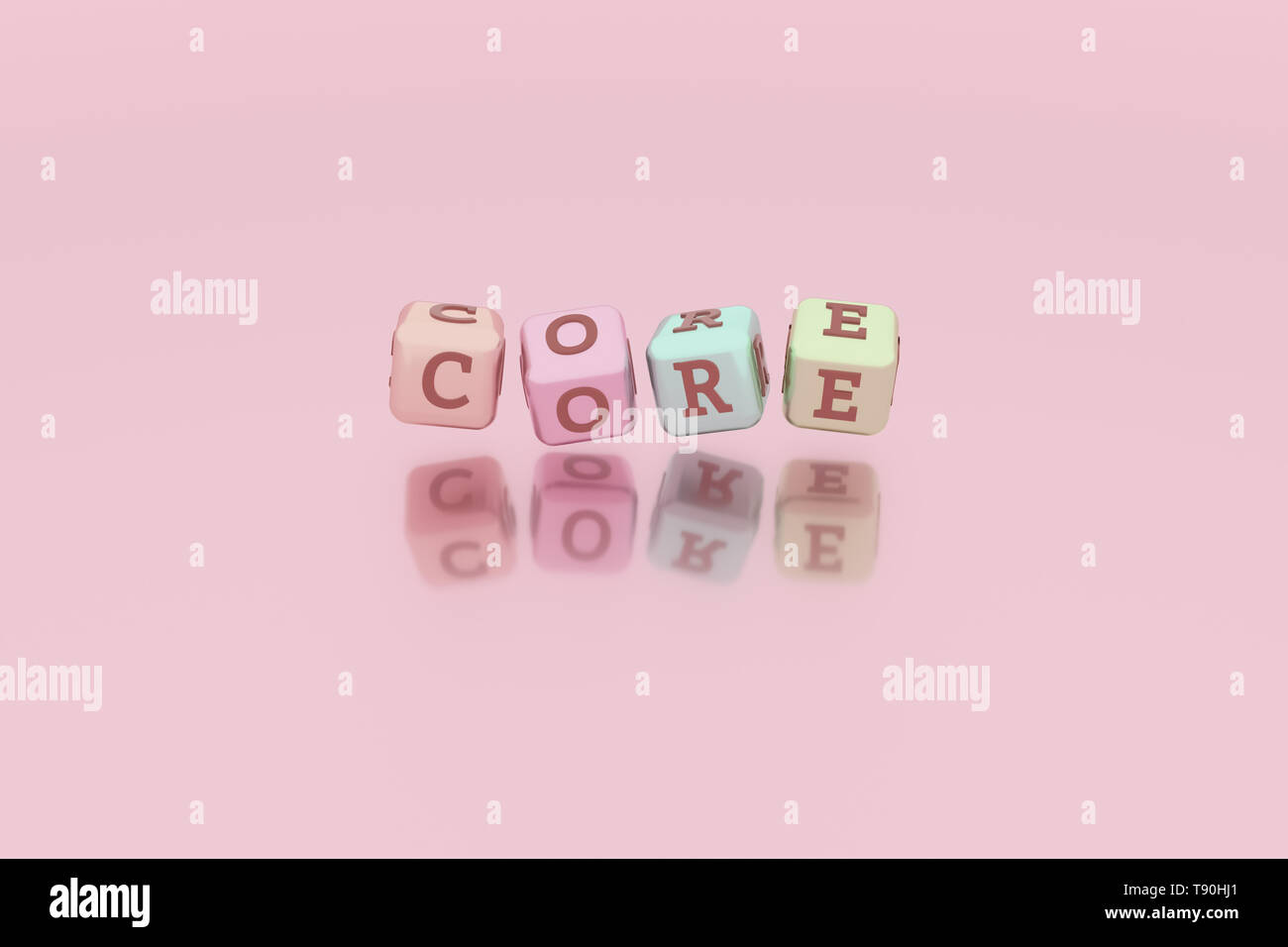 Core computer ICT keyword. Graphic resource, texture or background, for ...