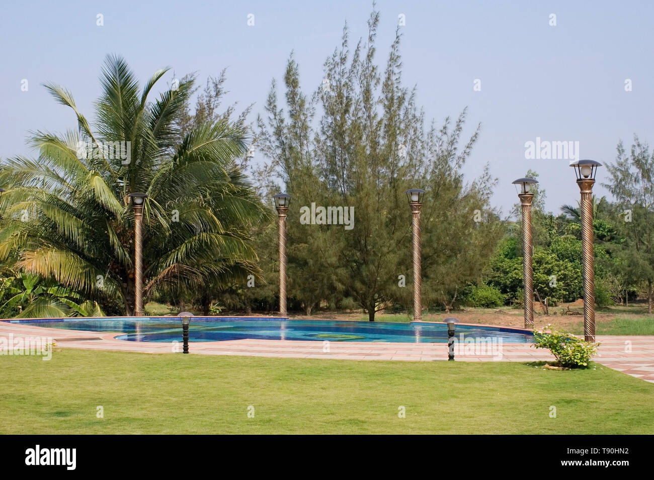 Swimming pool in North Goa. India Stock Photo - Alamy