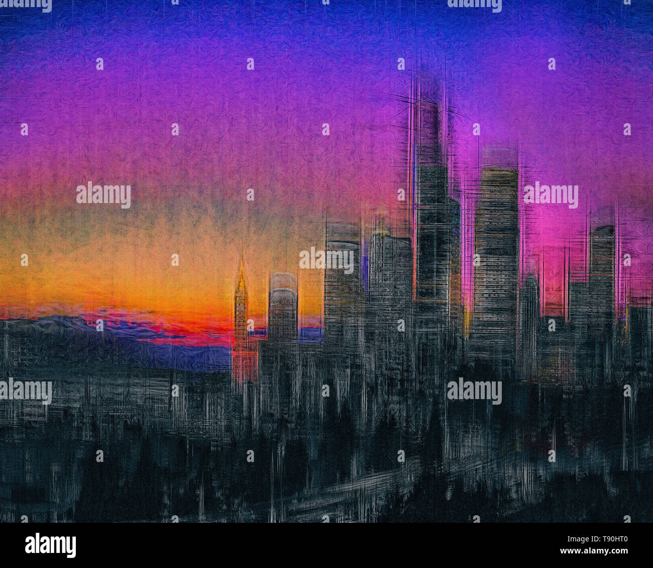 Seattle digital art hi-res stock photography and images - Alamy