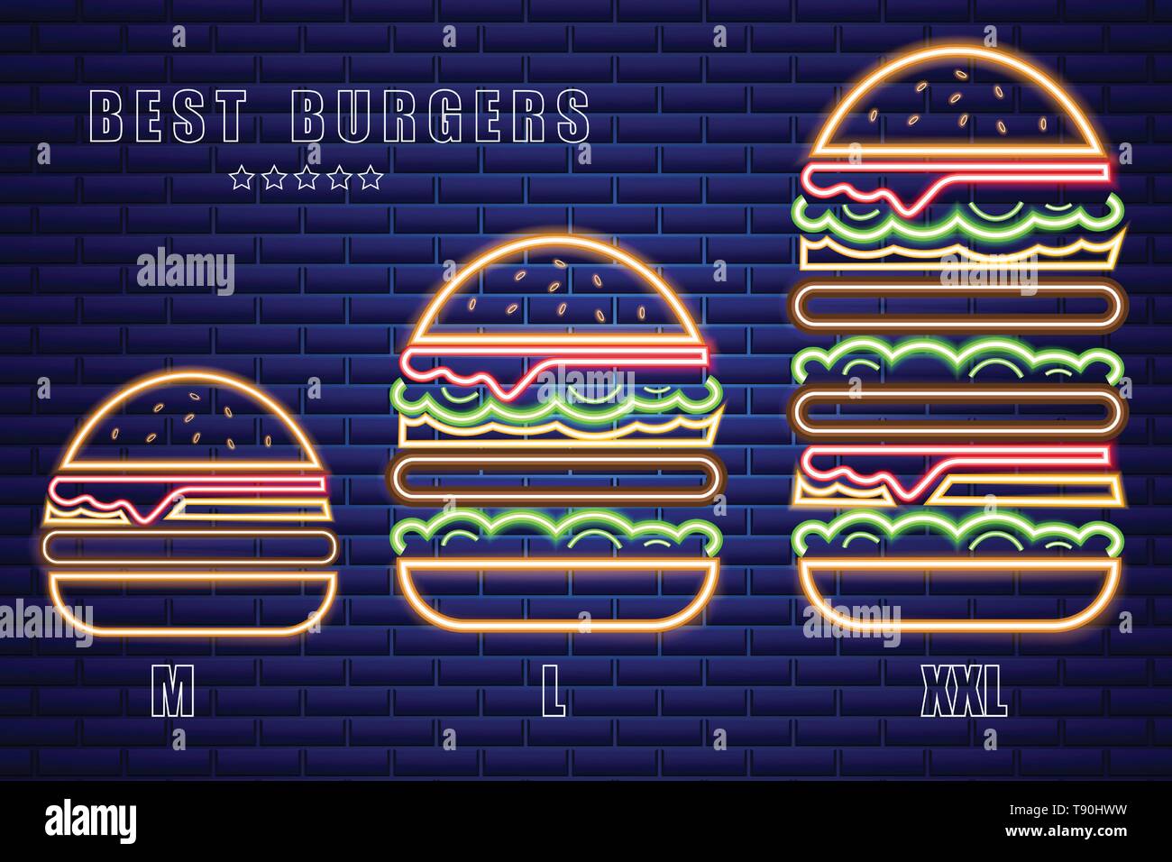 Sandwich signage Stock Vector Images - Alamy