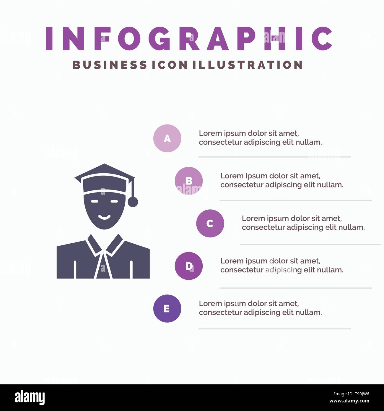 Graduate student presentation Stock Vector Images - Alamy