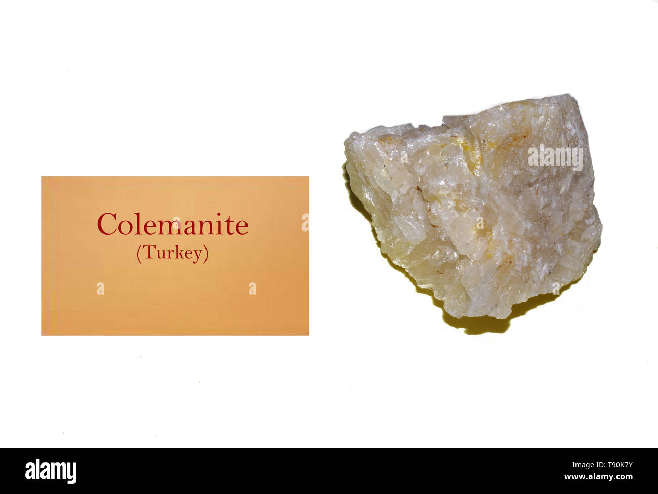 Colemanite rock hi-res stock photography and images - Alamy