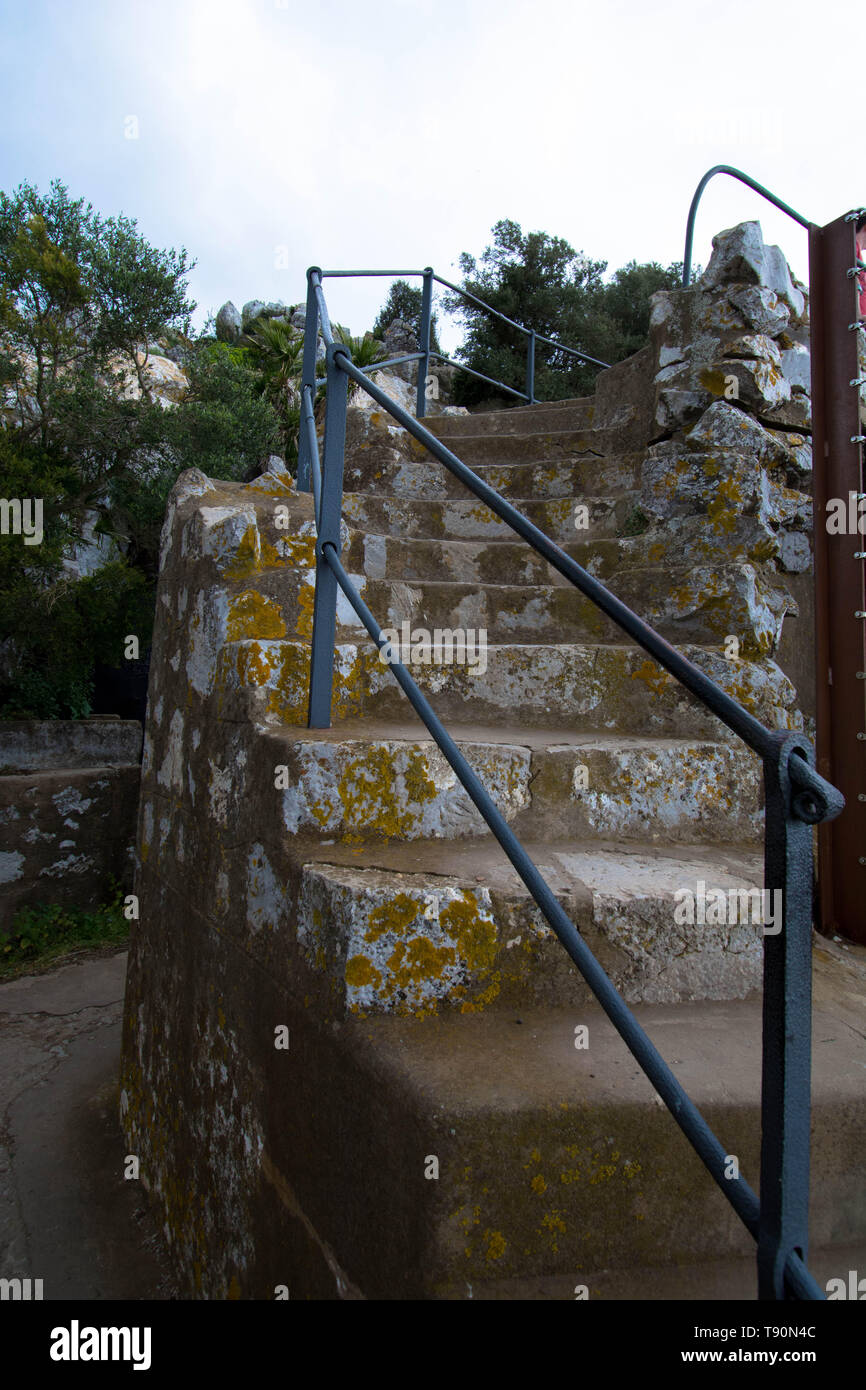 Mediterranean steps, gibraltar hi-res stock photography and images - Alamy