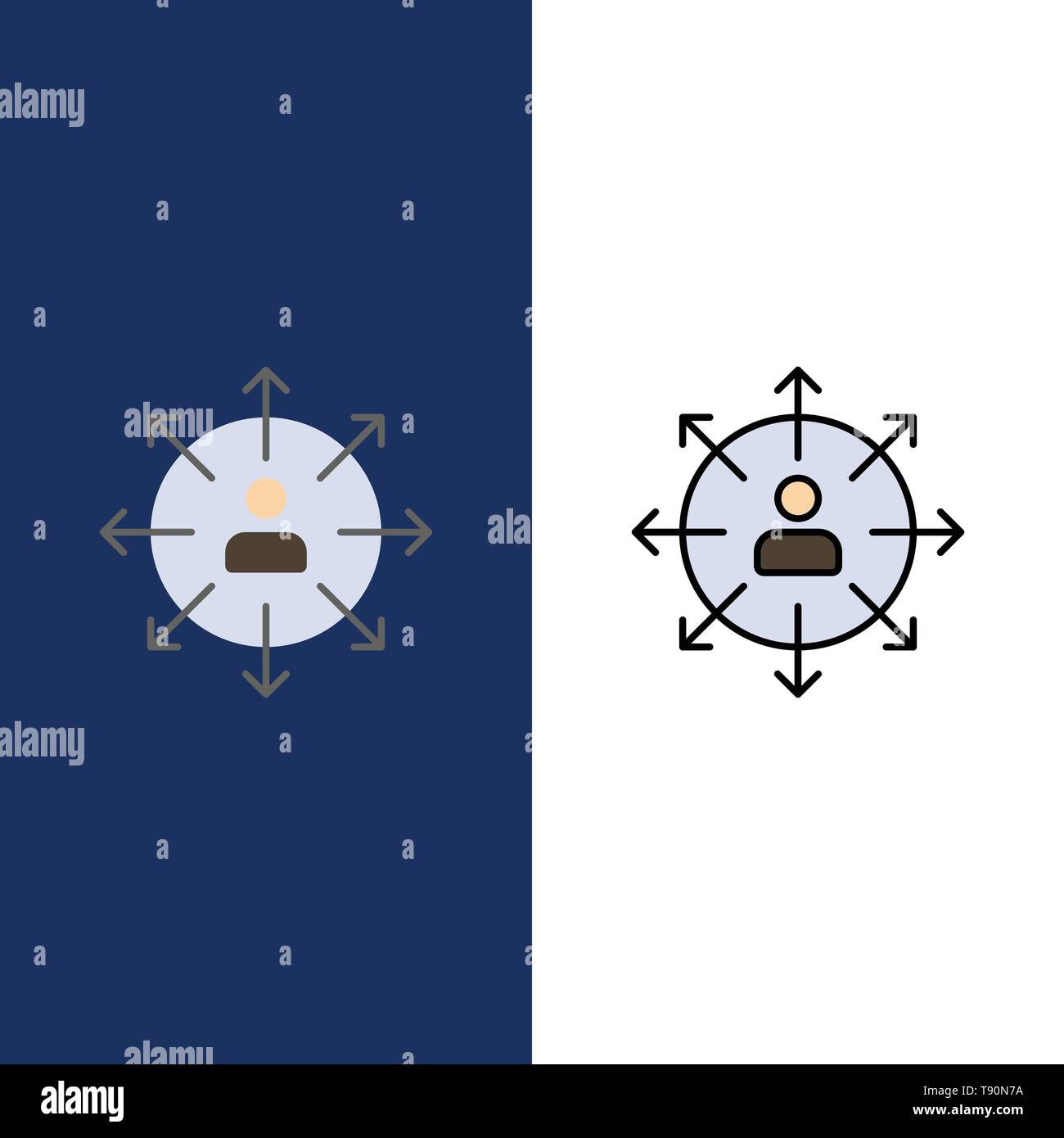 Career paths vector vectors hi-res stock photography and images - Alamy