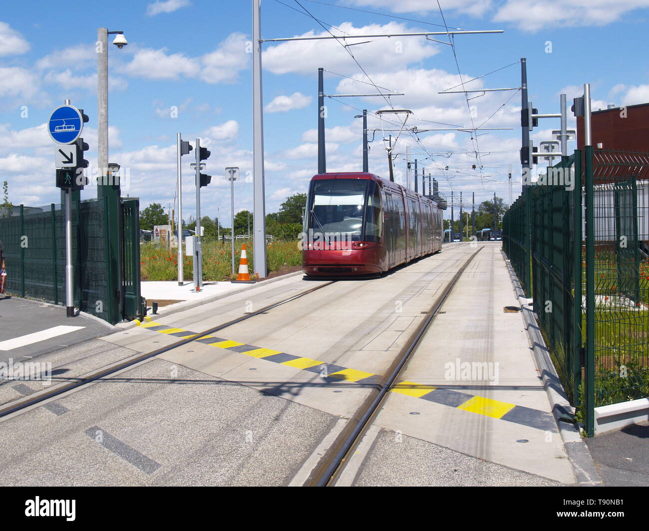 Translohr Clermont-Ferrand, Depot Stock Photo - Alamy