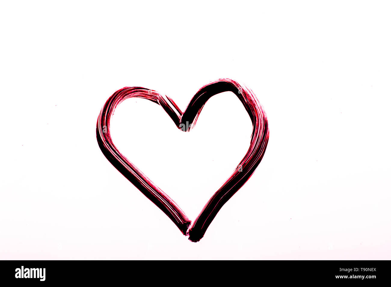 Colorful decorative objects in the shape of a heart Stock Photo - Alamy