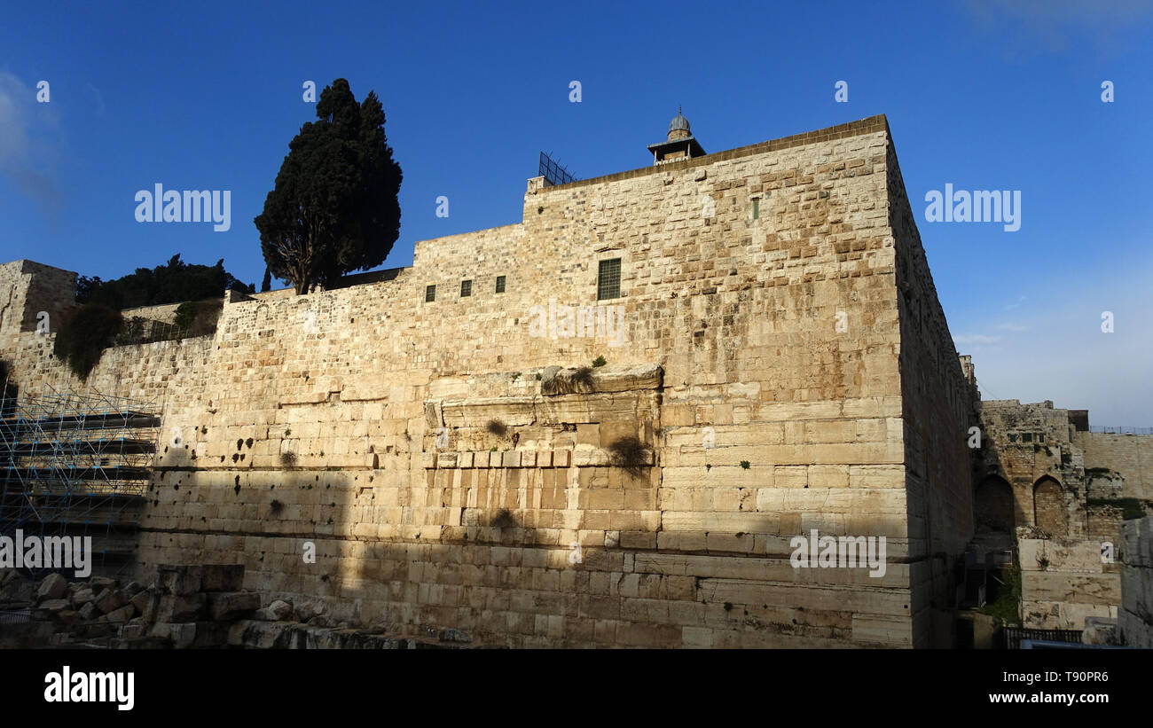 Robinson Arch Jerusalem Old City Israel Stock Photo - Alamy