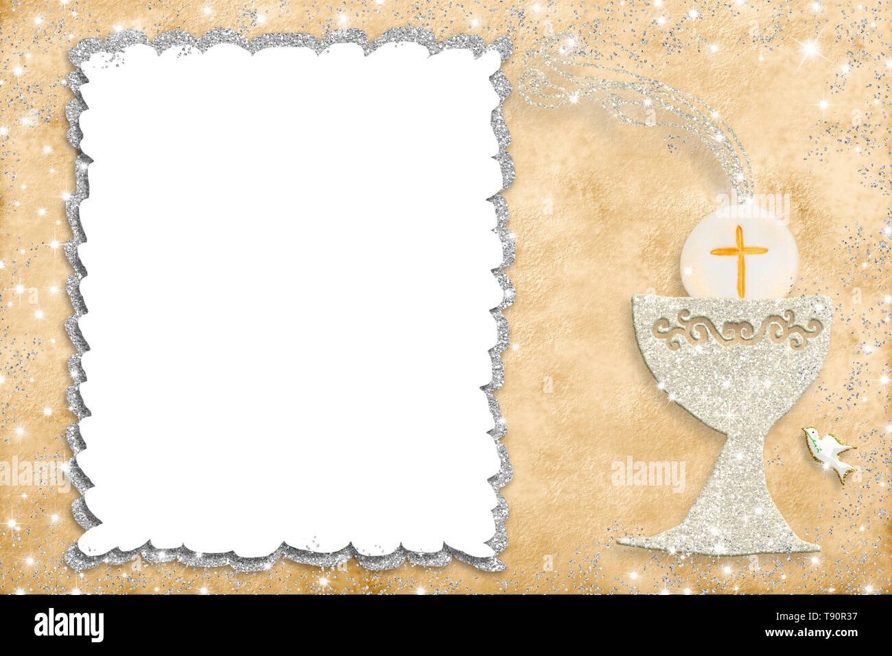 First Holy Communion Borders Boy's First Holy Communion Photo Frame