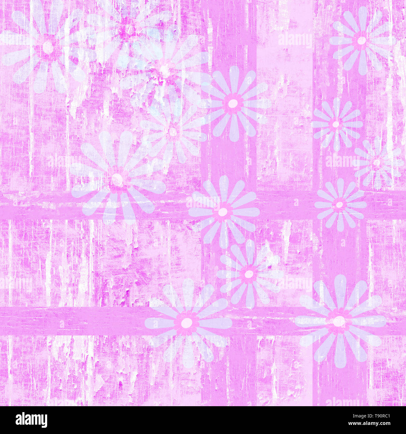 Pink painted wooden flaking peeling paint nostalgic pretty spring and ...