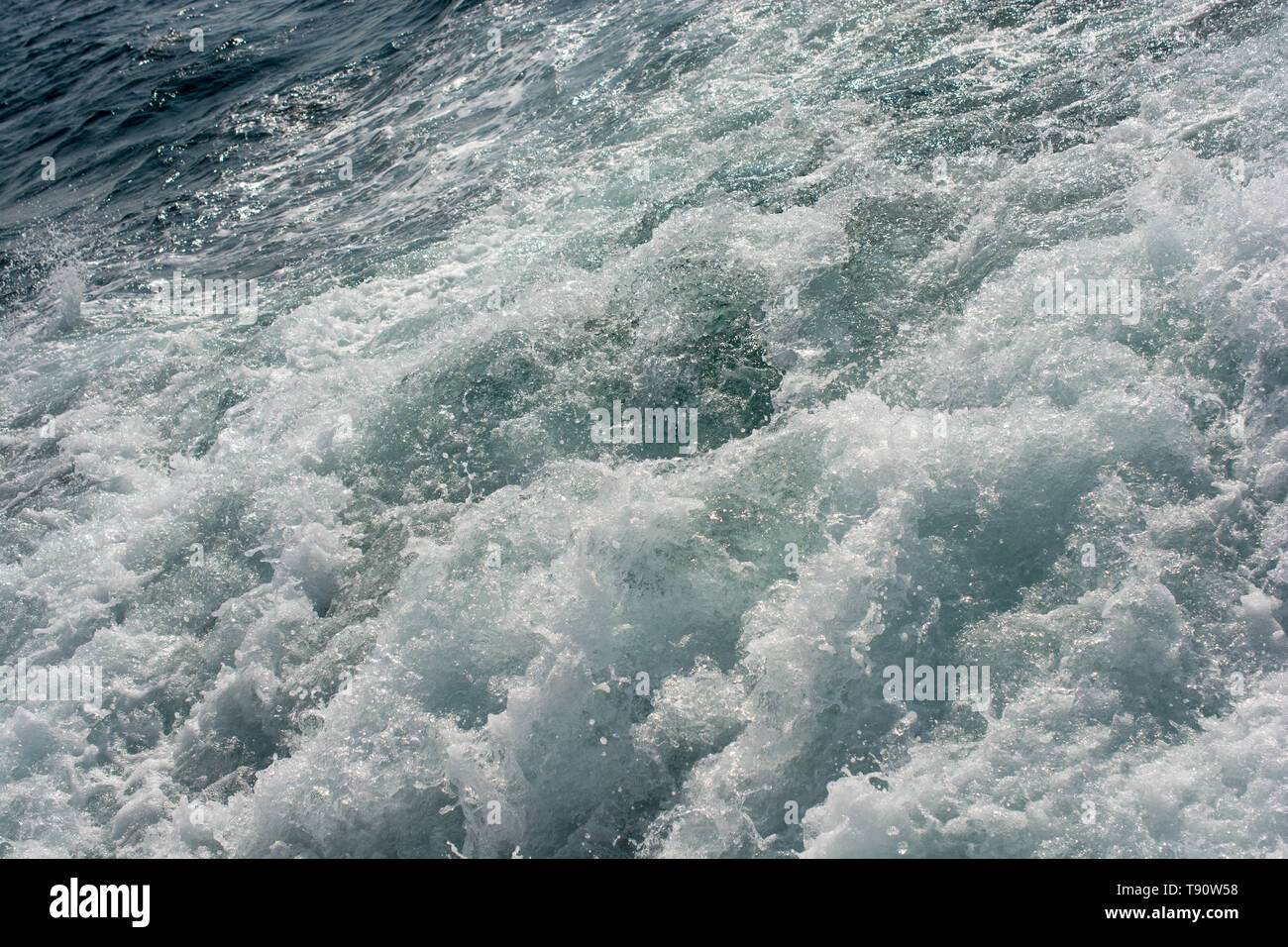 foam and froth in the sea Stock Photo - Alamy