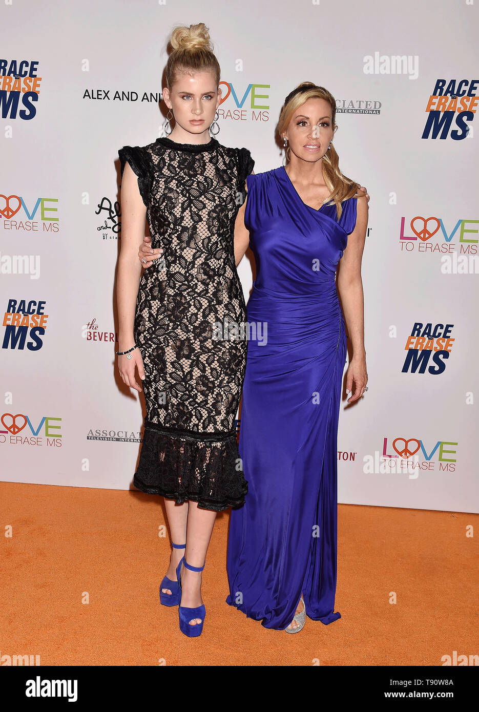 BEVERLY HILLS, CA - MAY 10: Mason Grammer (L) and Camille Grammer ...