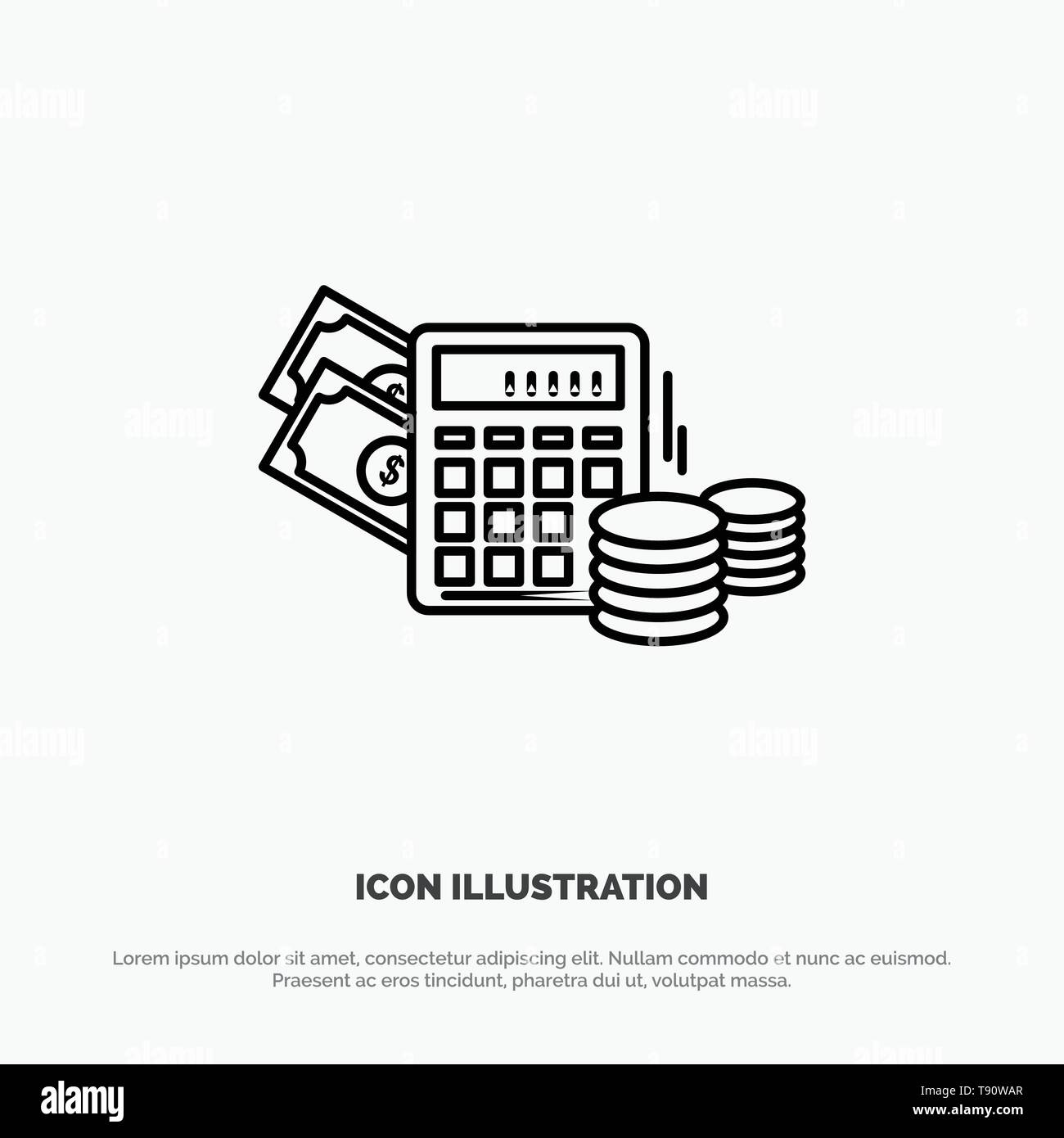 Account balance wallet icon Stock Vector Images - Alamy