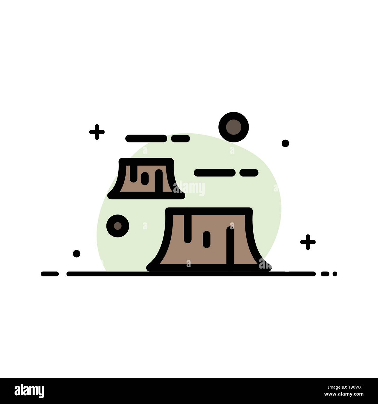 Pine bark damage Stock Vector Images - Alamy