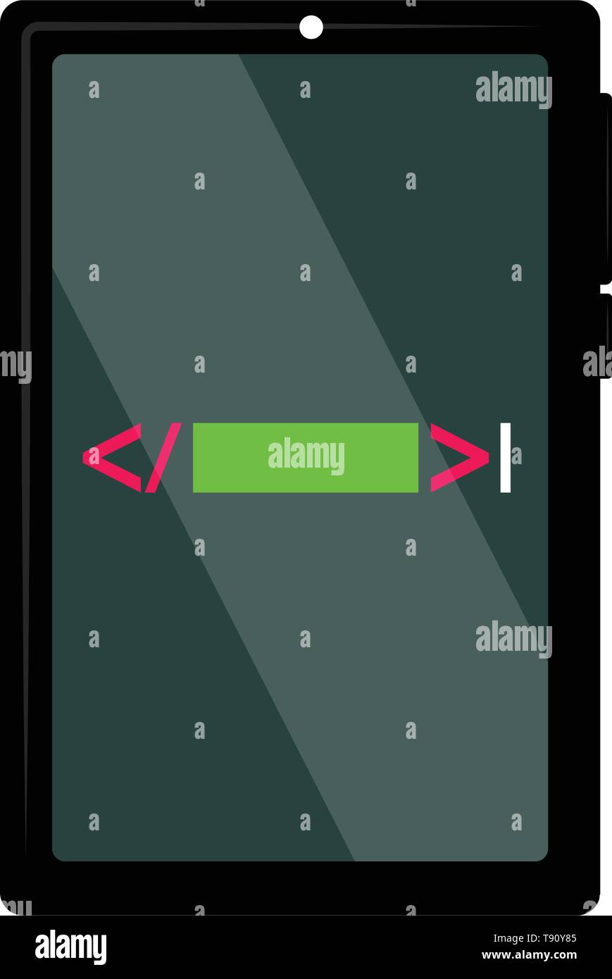 Program code on a monitor Stock Vector Images - Alamy