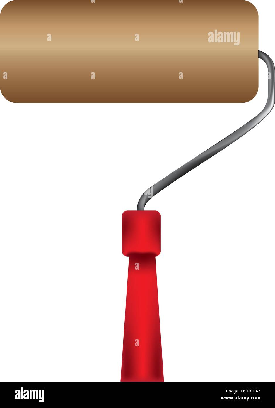 New paint roller for painting. Vector image Stock Vector Image & Art ...