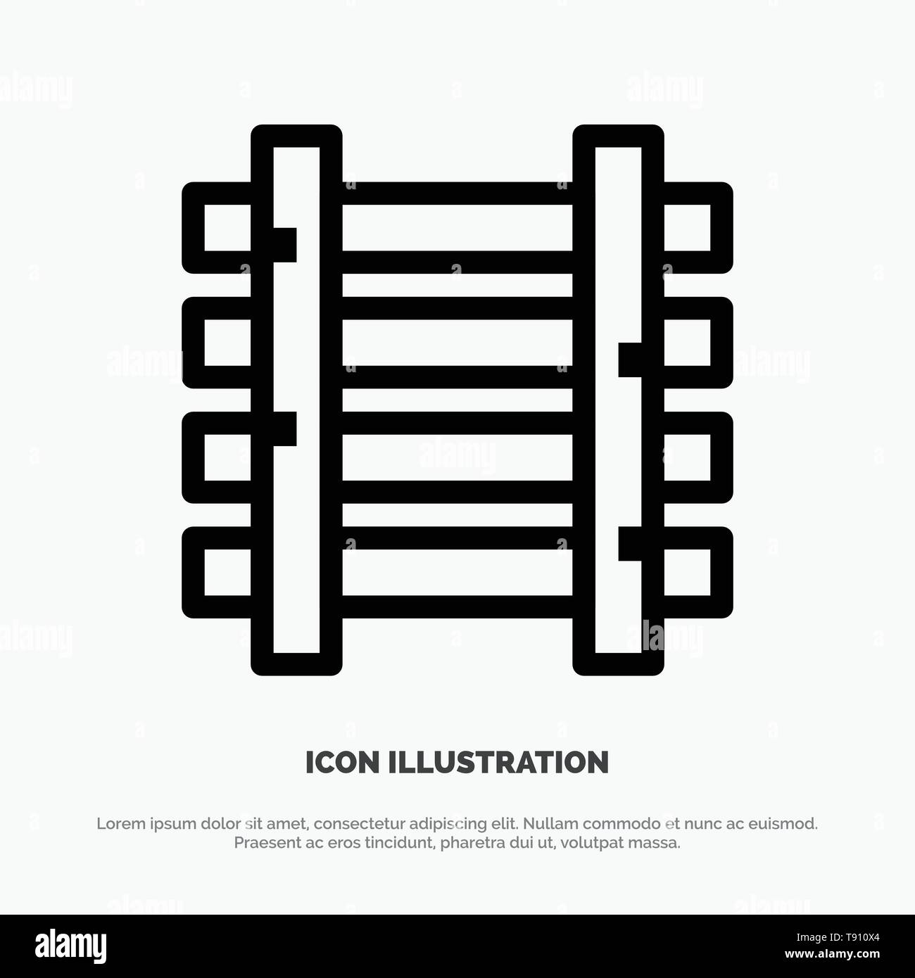 Railways station sign Stock Vector Images - Alamy