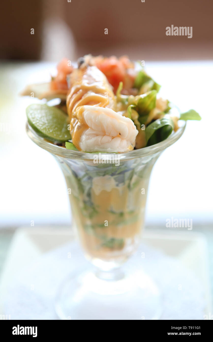 Tiger prawn cocktail hi-res stock photography and images - Alamy