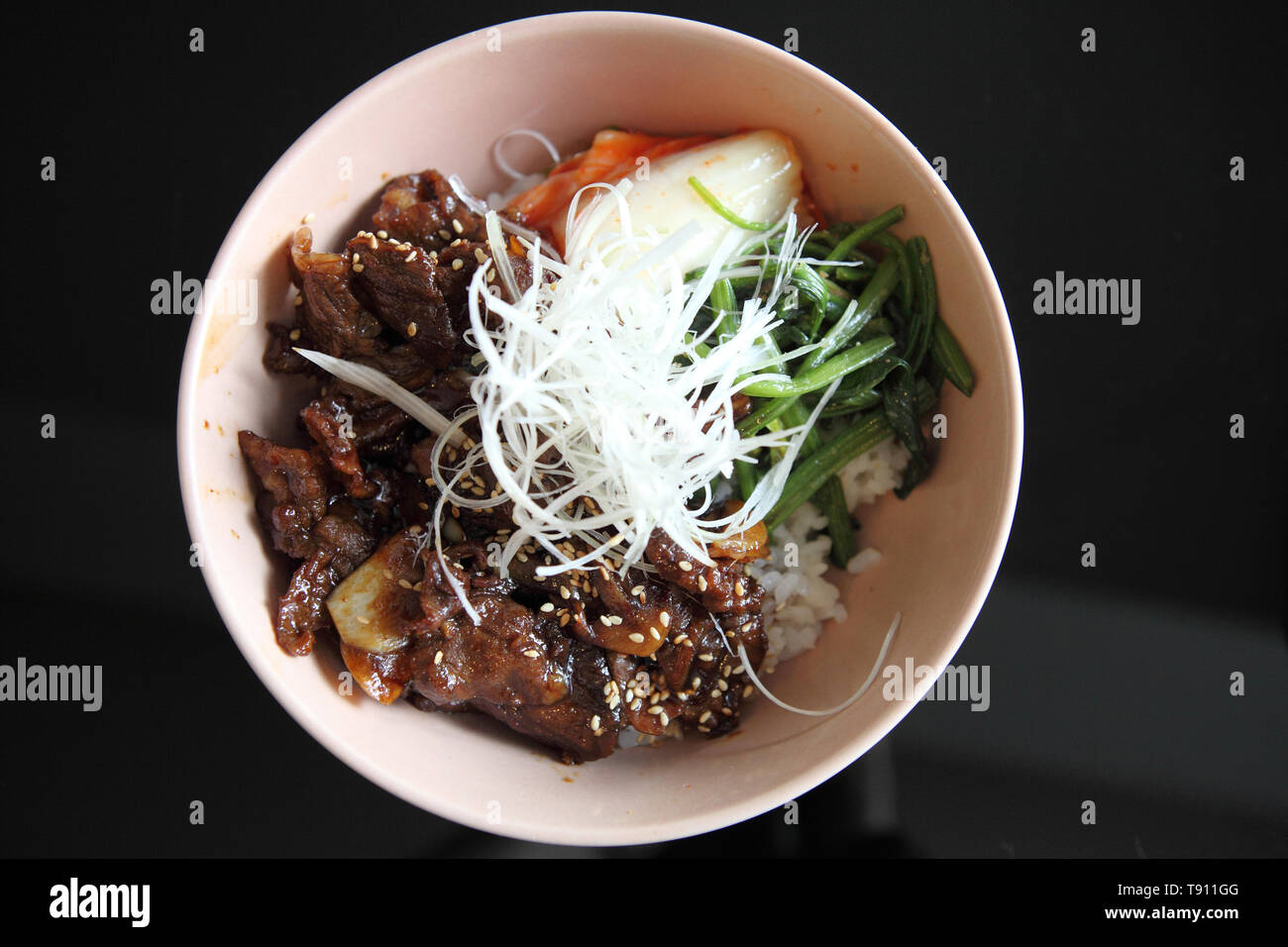 Gyudon ,Japanese beef rice bowl Stock Photo - Alamy
