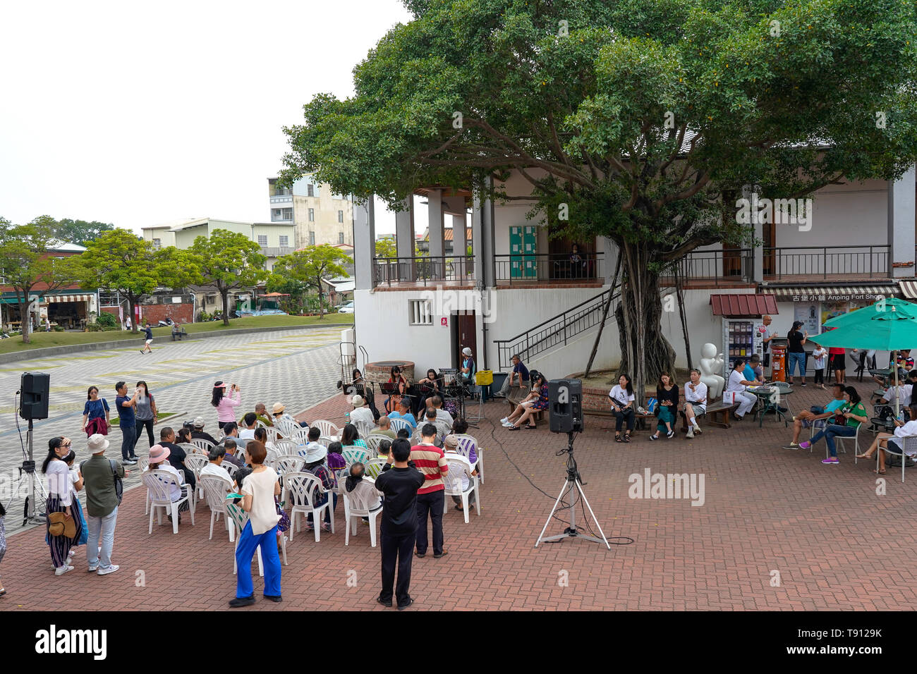 Anping Old Fort in Tainan, Taiwan. Anping Fort is built on the ...