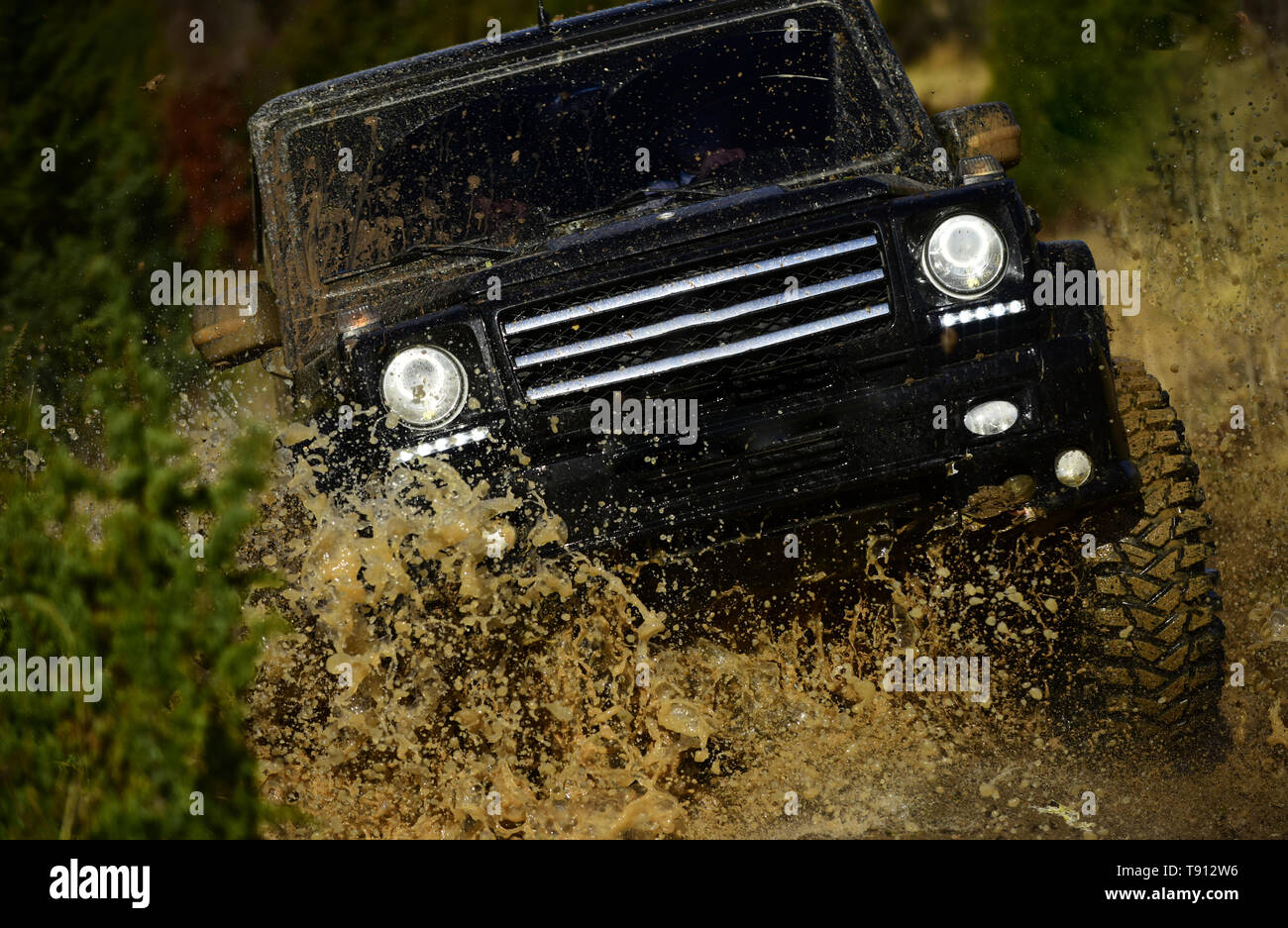 Competition, energy and motorsport concept. Off road vehicle or SUV ...