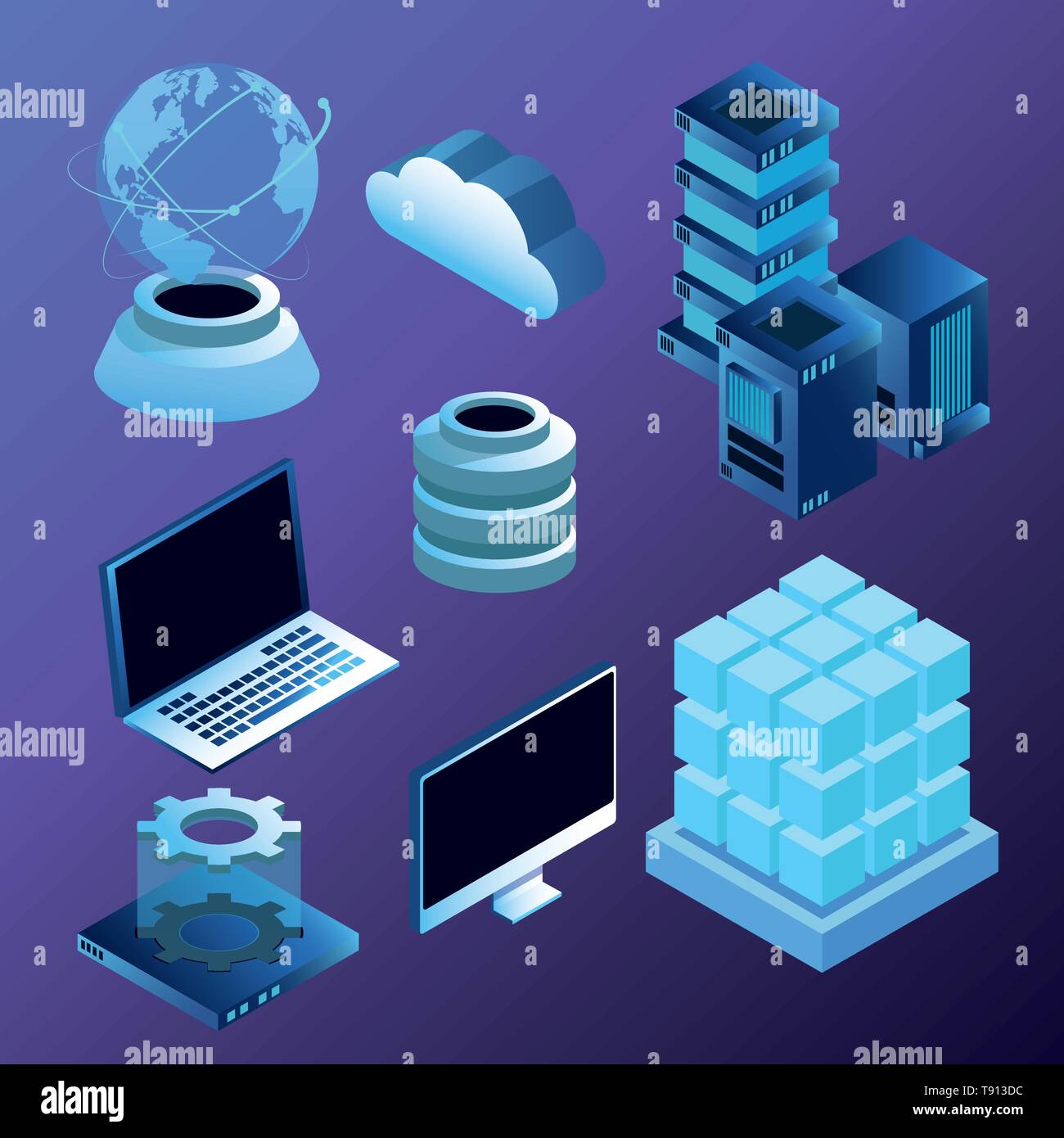 Digital technology symbols Stock Vector Image & Art - Alamy