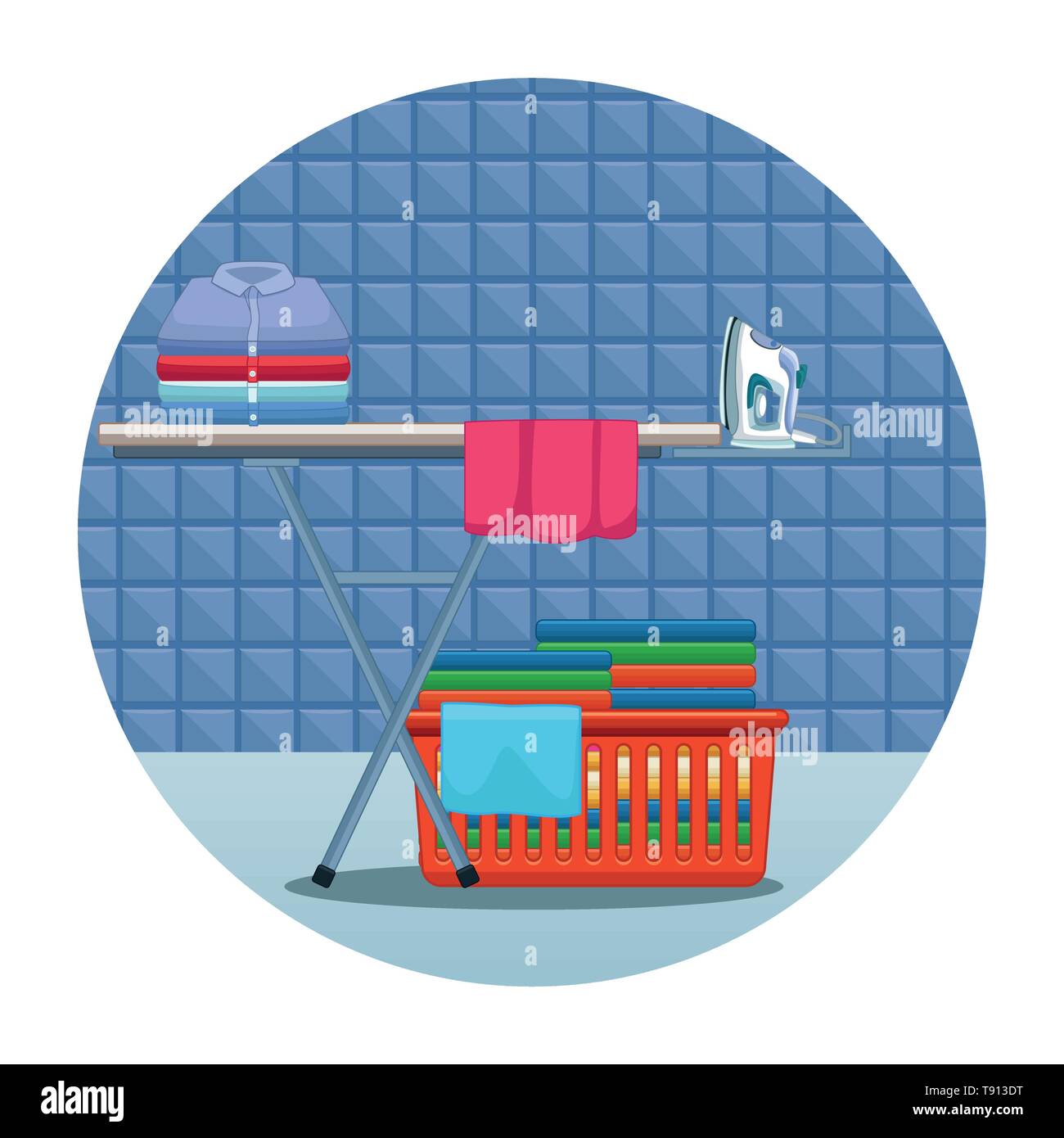 housekeeping and cleaning kit supplies Stock Vector Image & Art - Alamy