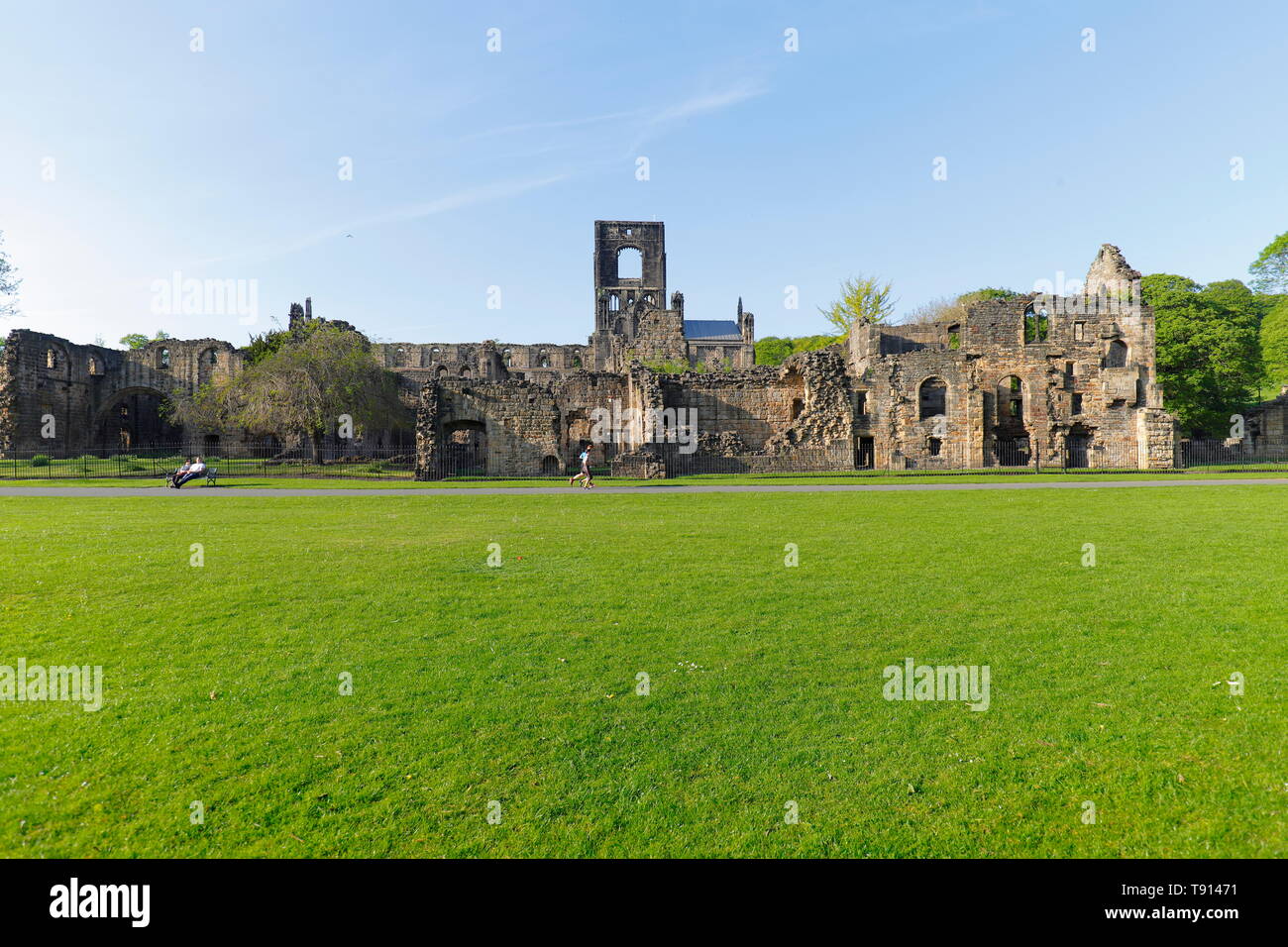 Kirkstall Abbey in Leeds,West Yorkshire,UK Stock Photo - Alamy