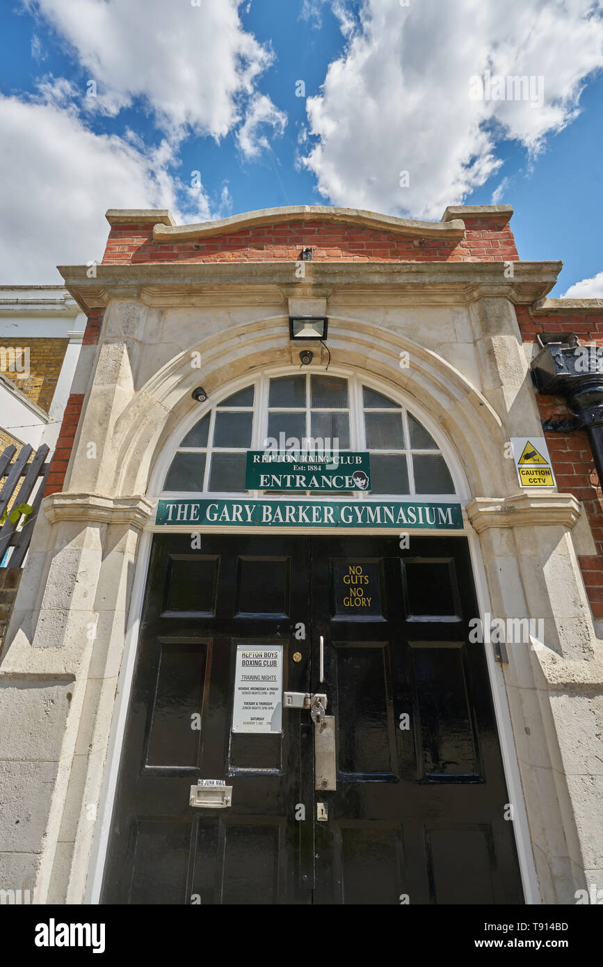 repton boxing club east london Stock Photo - Alamy