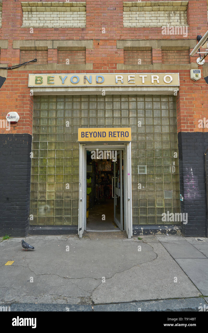 beyond retro vintage clothes store brick lane Stock Photo - Alamy