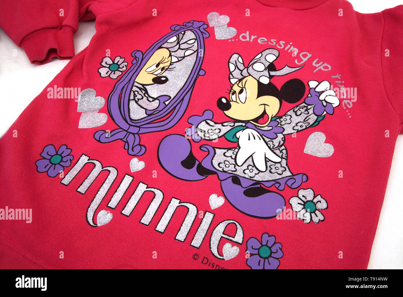 A Child's Pink Minnie Mouse Jumper Stock Photo - Alamy