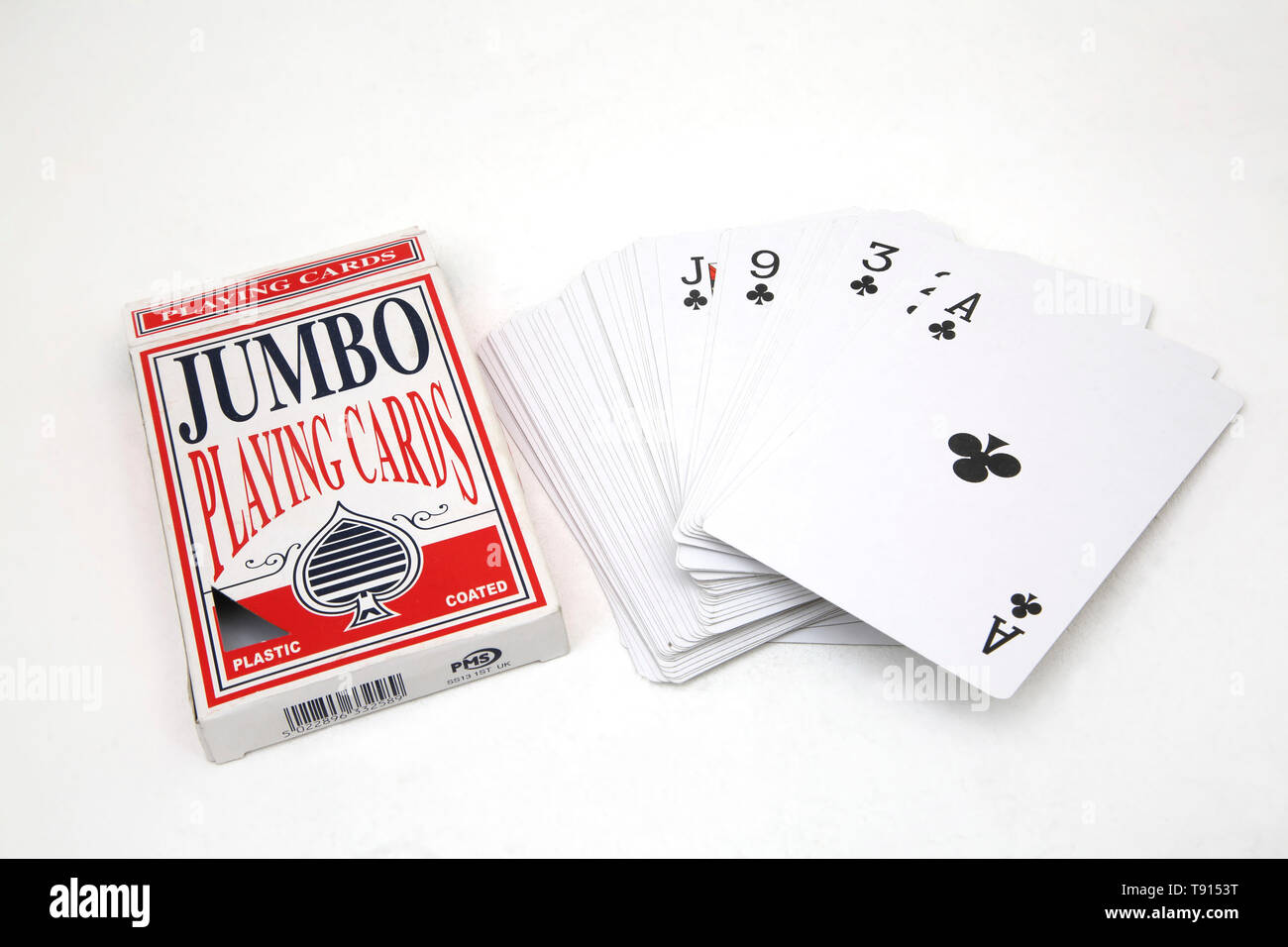 A Pack of Jumbo Playing Cards Stock Photo - Alamy