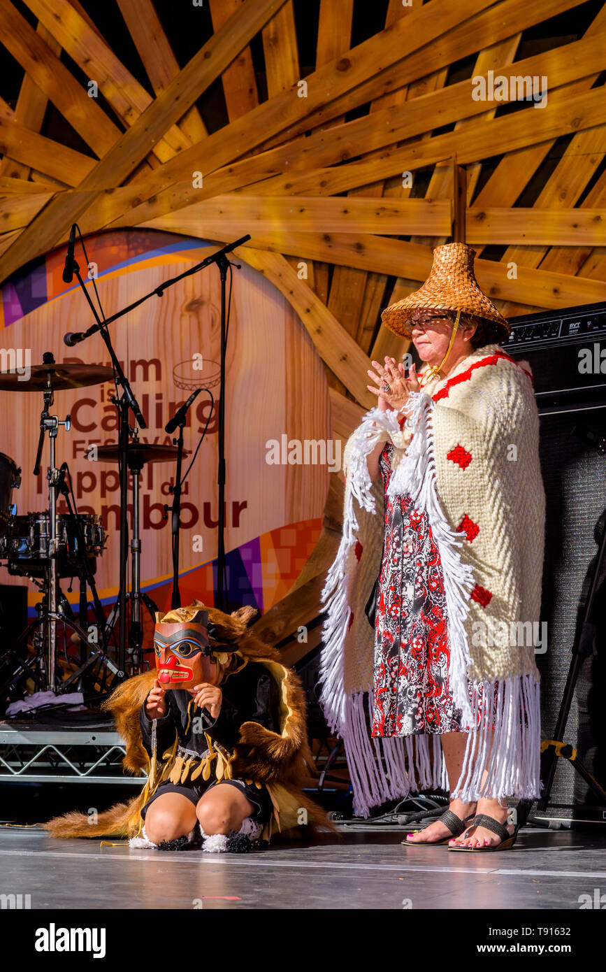 First nations british columbia drum hi-res stock photography and images ...