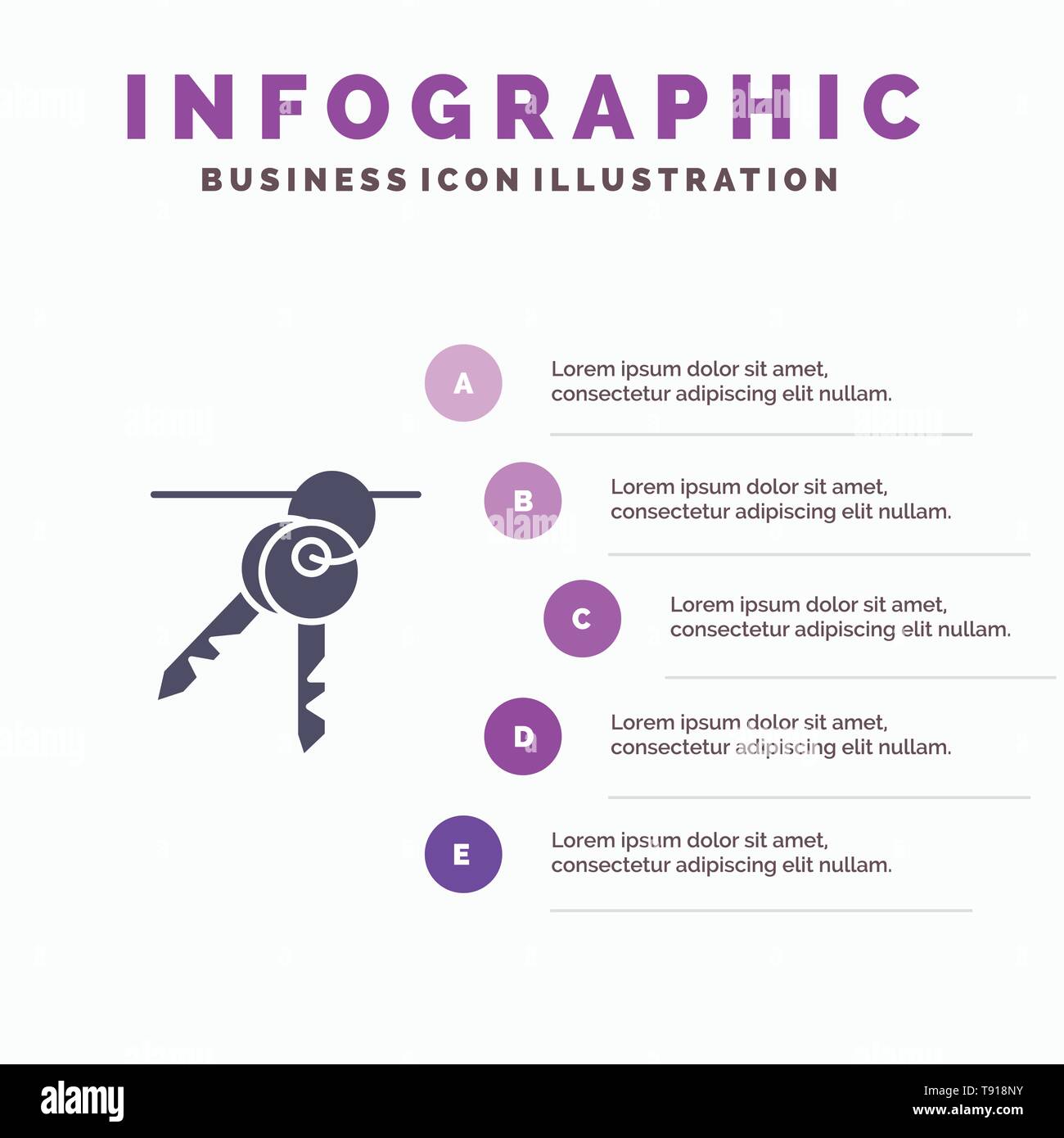 5 key steps Stock Vector Images - Alamy