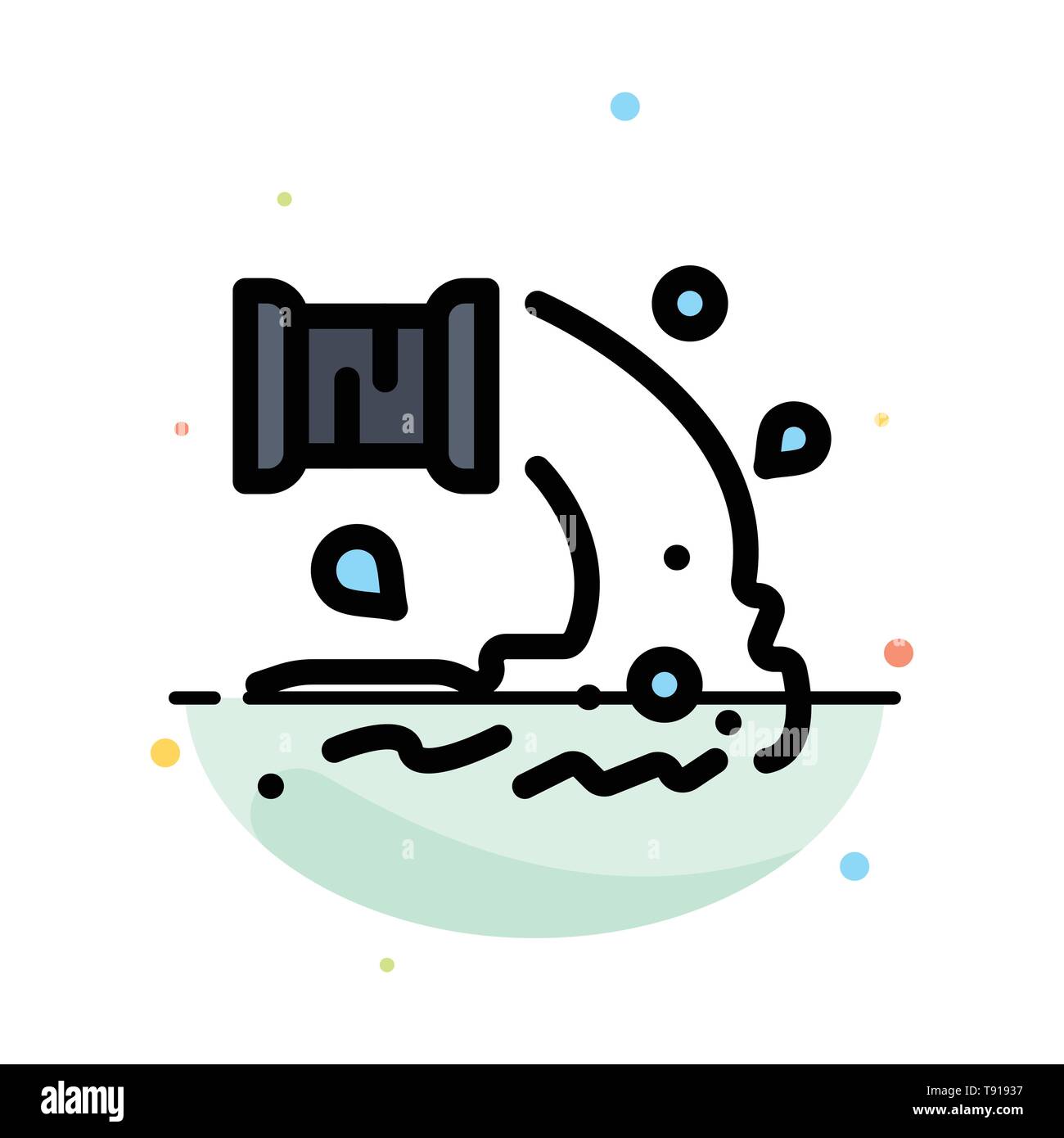 Wastewater icon vector vectors hi-res stock photography and images - Alamy