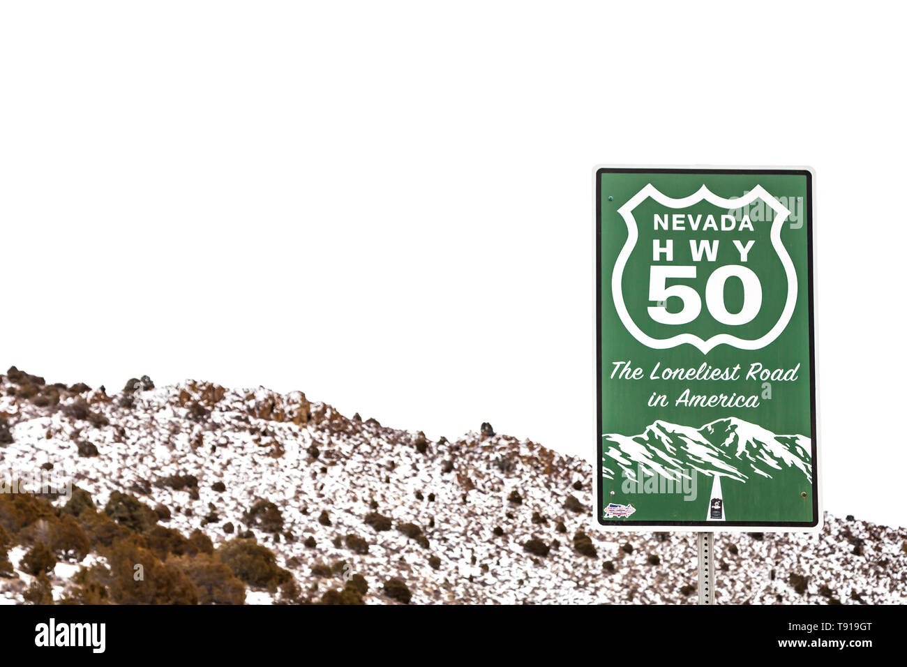 The Loneliest Road In America High Resolution Stock Photography and ...