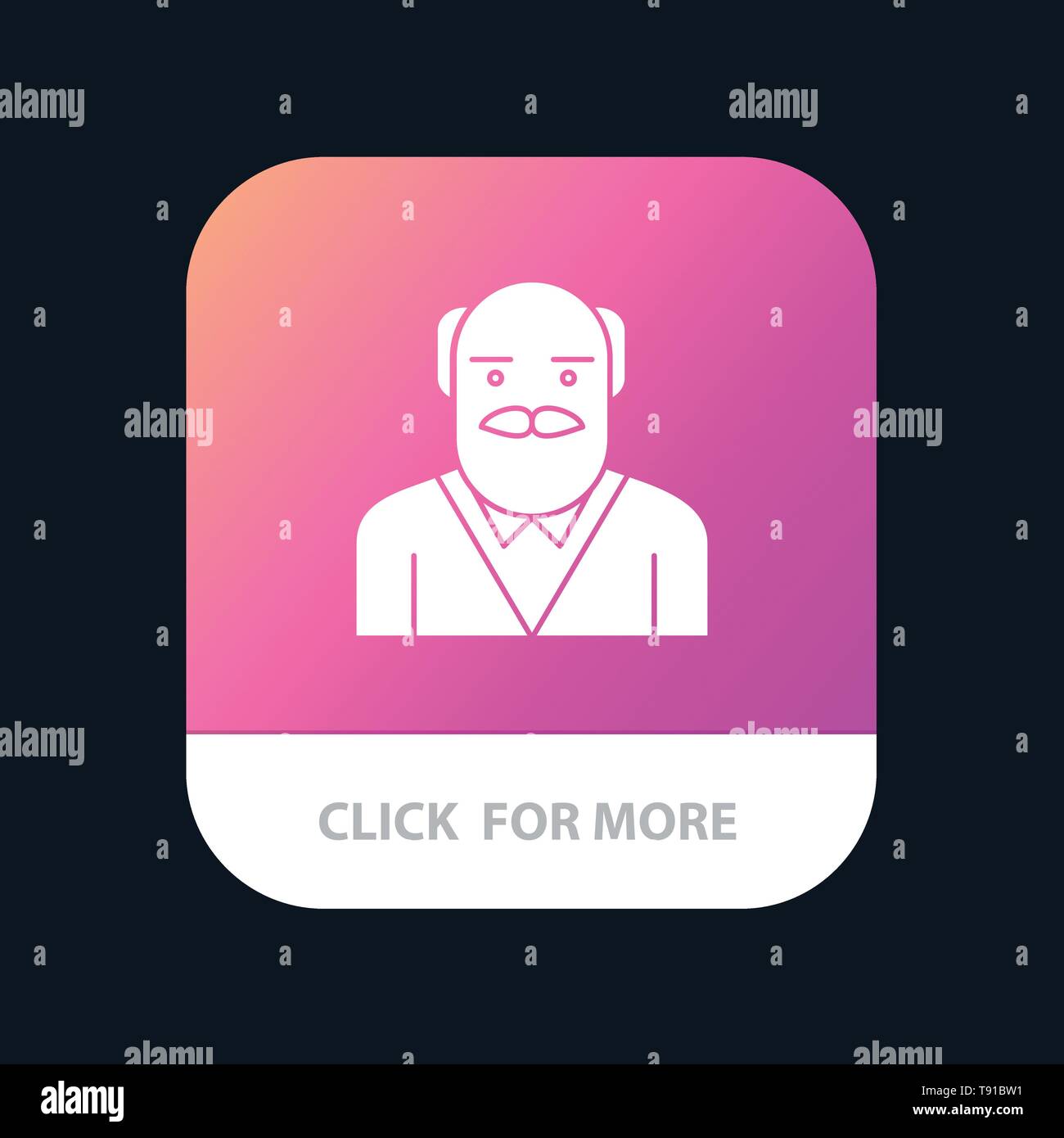 Man 50 Portrait Stock Vector Images - Alamy