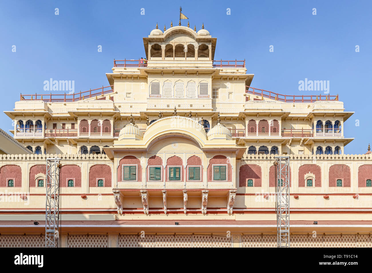 Residence of the royal family of jaipur hi-res stock photography and ...