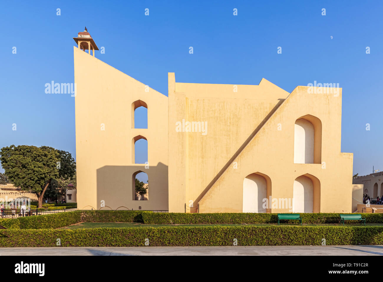 View at the Observation deck of The Giant Sundial, Samrat Yantra, The ...