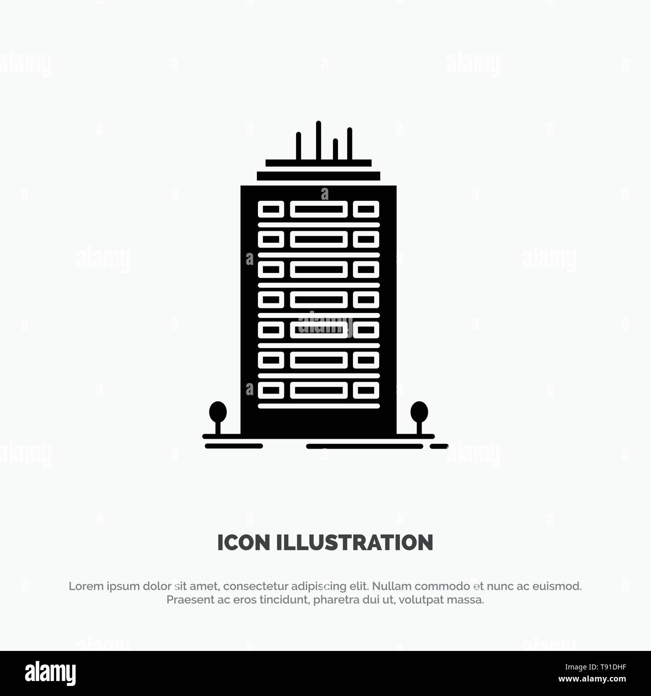 Iconic skyscraper building Stock Vector Images - Alamy