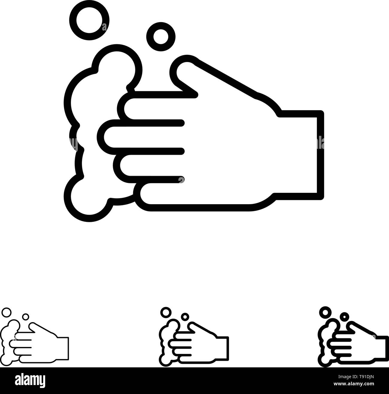 Hand washing cream Black and White Stock Photos & Images - Alamy