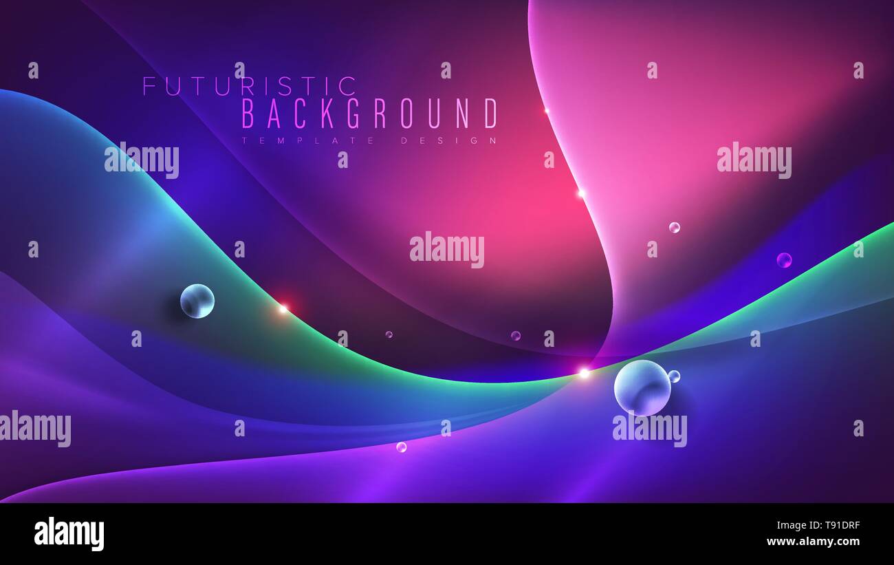 Futuristic Art Template in Vector Stock Vector Image & Art - Alamy