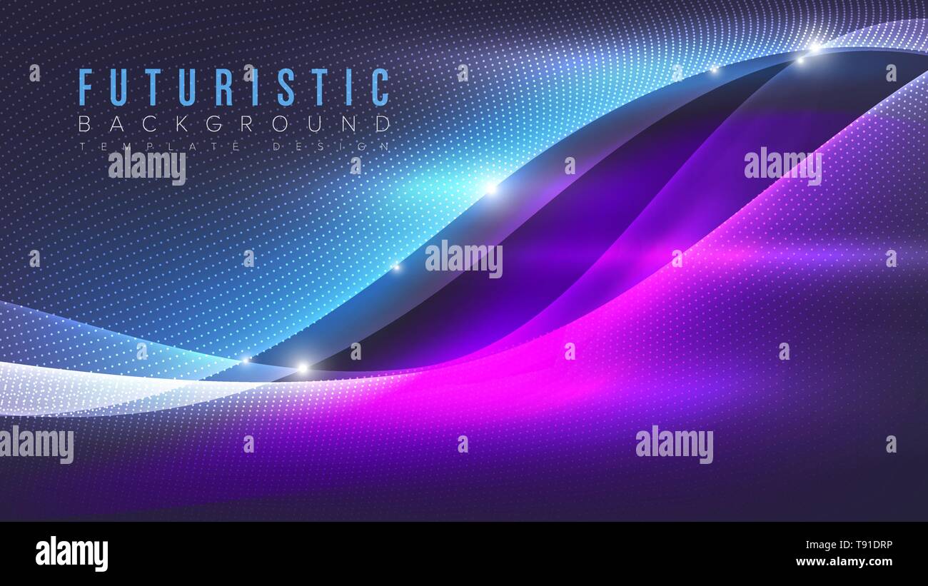 Futuristic Art Template in Vector Stock Vector Image & Art - Alamy