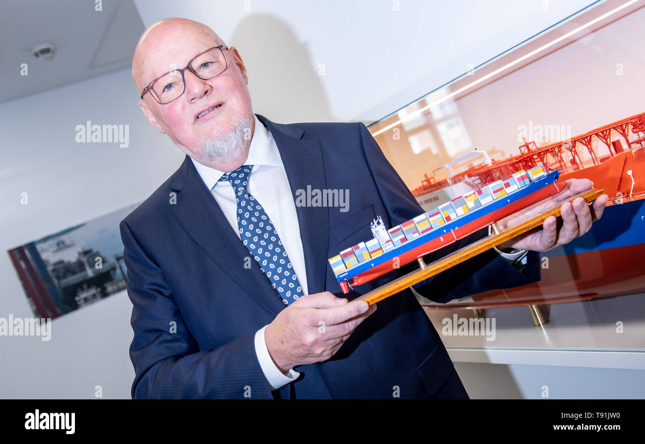 Hamburg, Germany. 08th May, 2019. Alfred Hartmann, President of the ...
