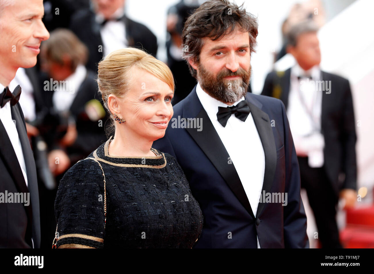 Rosalie Varda and Mathieu Demy attending the opening ceremony and ...
